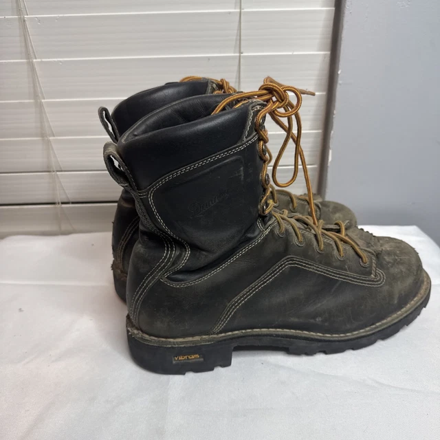 DANNER QUARRY STEEL Toe Boots Men’s 13 D Black 17311 Vibram Gore-Tex £ ...