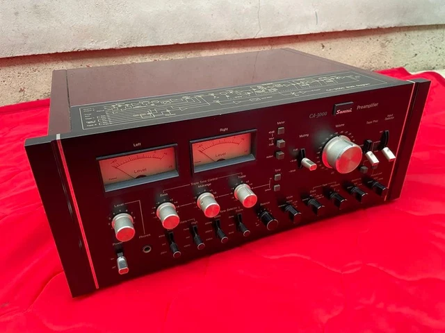 SANSUI CA-3000 STEREO Control Preamplifier Vintage Rare Audio Preamp ...