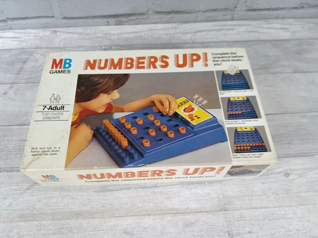 NUMBERS UP GAME by MB Games, 100% Complete and Fully Working 1977 £7.99 ...