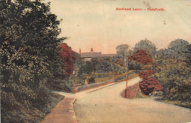 SCOTLAND LANE HORSFORTH, Leeds 1907 RP Postcard B868 $8.92 - PicClick AU