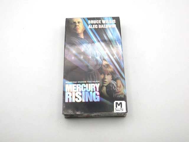 MERCURY RISING (VHS, 1998,) BRUCE WILLIS ALEC BALDWIN NEW SEALED $12.00 ...