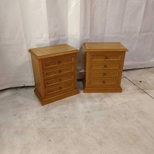 COPPIA DI COMODINI Rustici Anni 50 in Legno EUR 180,00 - PicClick IT