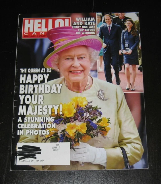 HELLO CANADA MAG QUEEN ELIZABETH Melanie Brown MATILDE BORROMEO Kate ...