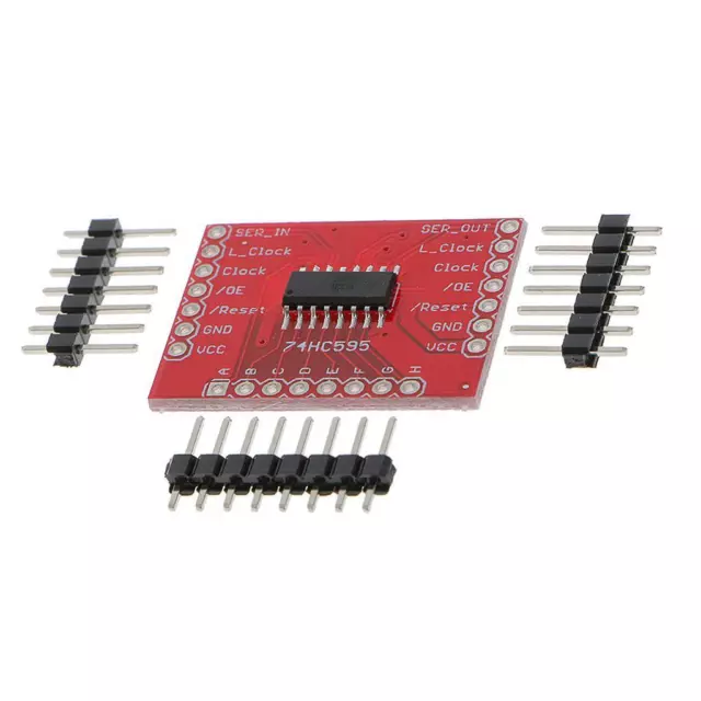 PLASTIC 74HC595 SHIFT Register Board Breakout PCB Circuit Chip Standard £3.04 - PicClick UK