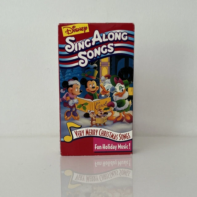 DISNEYS SING ALONG Songs - Very Merry Christmas Songs (VHS, 1988) $9.99 ...