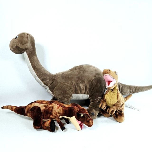 IKEA DINOSAUR SOFT Toys - T-Rex & Brachiosaurus - Plush Stuffed Animals ...