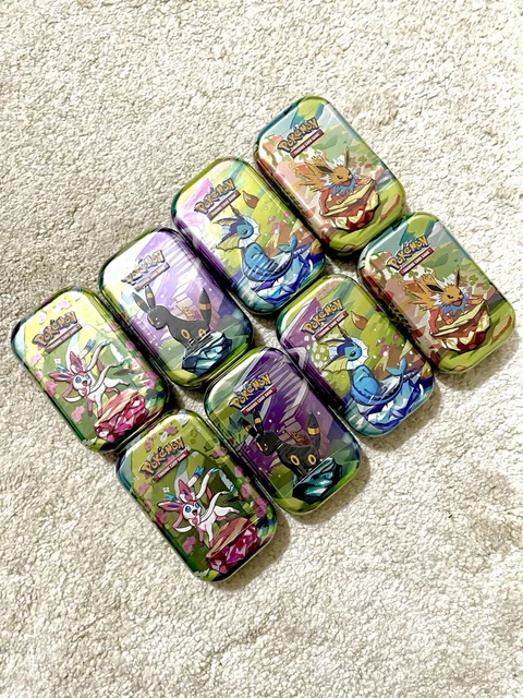 POKEMON TCG SCARLETT And Violet Prismatic Evolutions x8 Mini Tin ...
