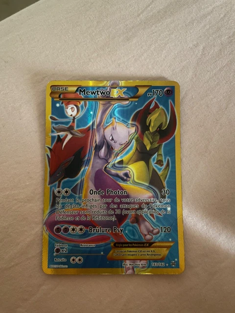 CARTE POKÉMON PCA Mewtwo EX FA 163/162 XY Impulsion Turbo 9 EUR 40,00 ...