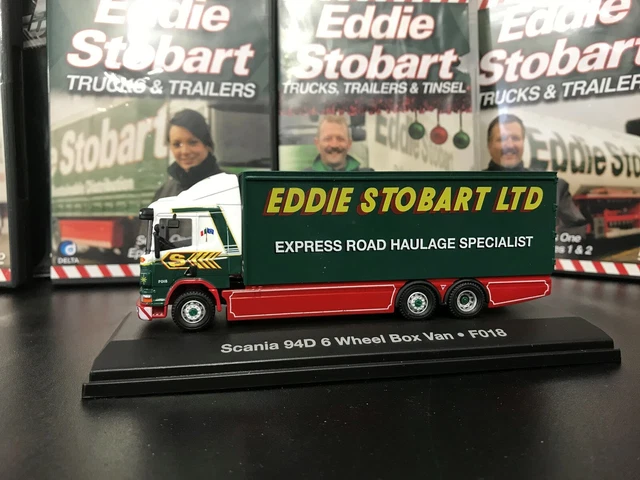 EDDIE STOBART Scania 94D 6-Wheel Box Van 1/76 £15.75 - PicClick UK