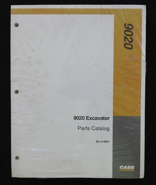 VÉRITABLE CASE 9020 Pelleteuse Tracteur Pièces Manuel Catalogue Menthe ...