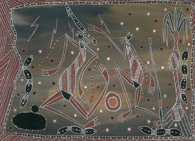 OUTBACK ABORIGINAL ART by Bolda Hunter Mimi Spirits and Mardawk ...