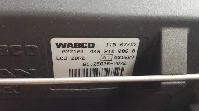 BRAND NEW MAN TGX TGA TGS ZBR2 Control Unit 81.25806-7117 81258067117 £ ...