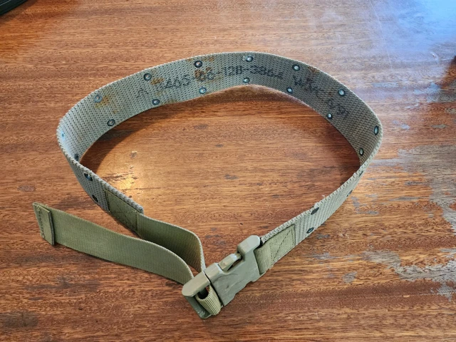 AUSTRALIAN WEBBING PISTOL Belt Dpcu Dpdu EUR 15,36 - PicClick FR