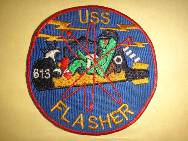 US NAVY USS FLASHER SSN-613 Submarine Cold War Patch $16.12 - PicClick CA