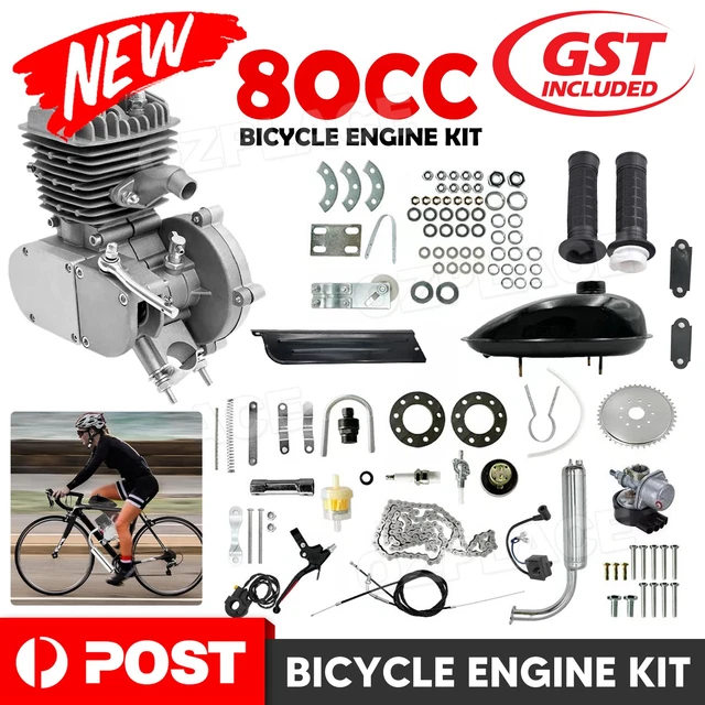 BT-80 80CC MOTOR ENGINE KIT for MOTORISED BICYCLE PUSH BIKE PETROL $158 ...