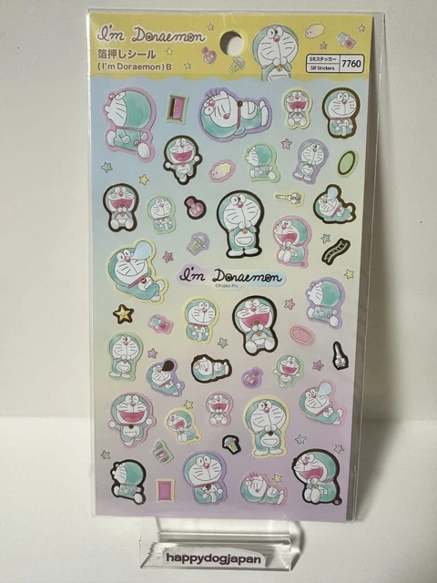 DAISO FUJIKO PRO Certains Doraemon Autocollant Brillant doré Mignon ...