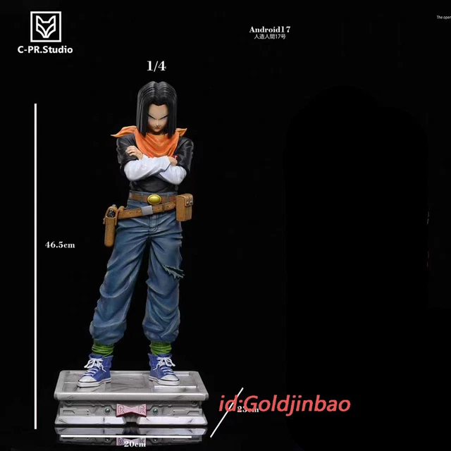 CPR STUDIO DRAGON Ball Android 17 Resin Statue In Stock 1/4 Scale H46 ...