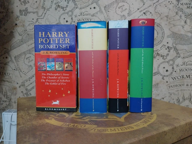 HARRY POTTER COMPLETE Book Set 1-7 Bloomsbury 1-4 Sealed 5-7 First ...