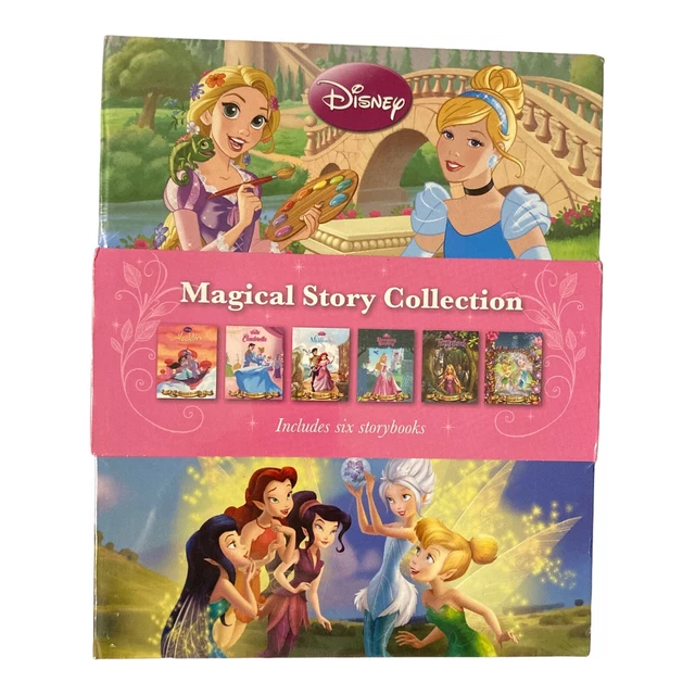 DISNEY 6 BOOK Set Magical Story Collection Cinderella Ariel Tangled ...