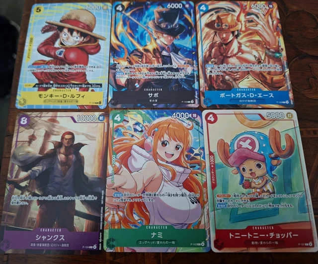 ONE PIECE CARD Game Promotion Set 2025 Sealed Mcdonald's Promo 6 piece ...