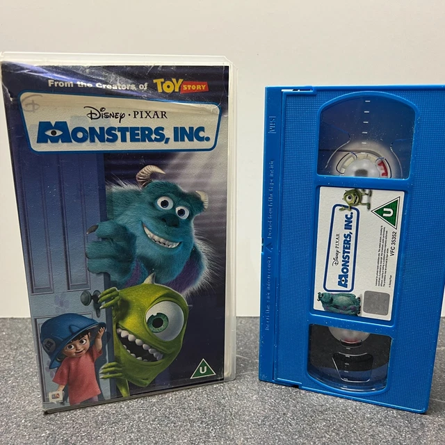 MONSTERS, INC. - Walt Disney Pixar 2001 VHS Tape -Blue Cassette £5.75 ...