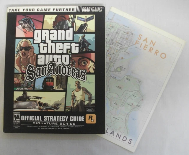 GRAND THEFT AUTO San Andreas Official Strategy Guide with Map Included ...