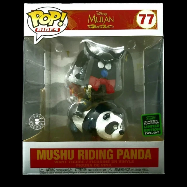 FUNKO RIDES #77 Disney Mulan Mushu Riding Panda 2020 ECCC SS * comme ...