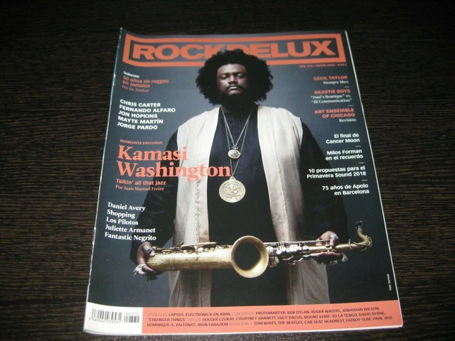 MAGAZINE ROCKDELUX KAMASI Washington - Chris Carter N°372 Mai 2018 EUR ...