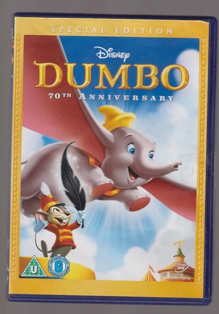DUMBO DVD 1941 Walt Disney 70th Anniversary Disney Classic NEAR MINT ...