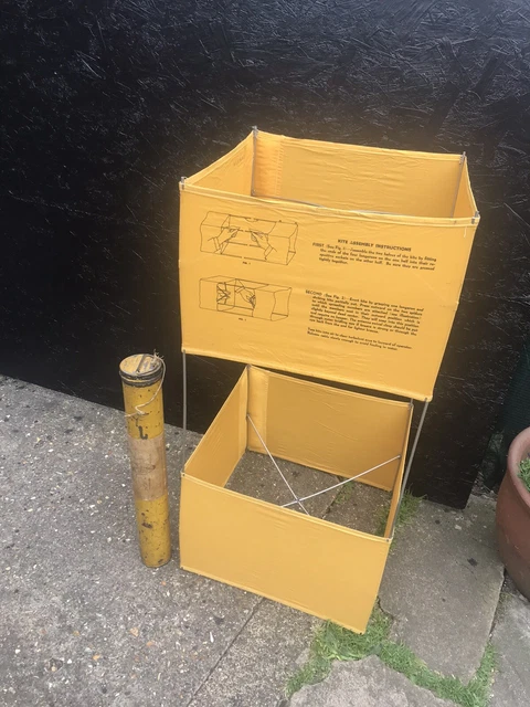 VINTAGE WW2 RAF Gibson GIRL RESCUE BOX KITE radio antenna 1939-1945 era ...