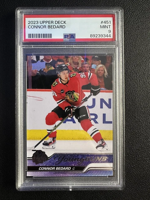 2024 UPPER DECK Series 2 Connor Bedard Young Guns #451 Rookie Card PSA 9. EUR 451,07 - PicClick IT