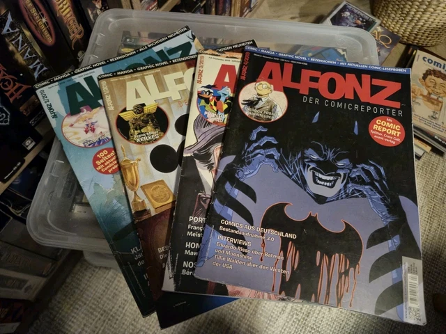 ALFONZ DER COMICREPORTER, 4xComic Magazine,Jahrgang 2019, 1,2,3 & 4 ...