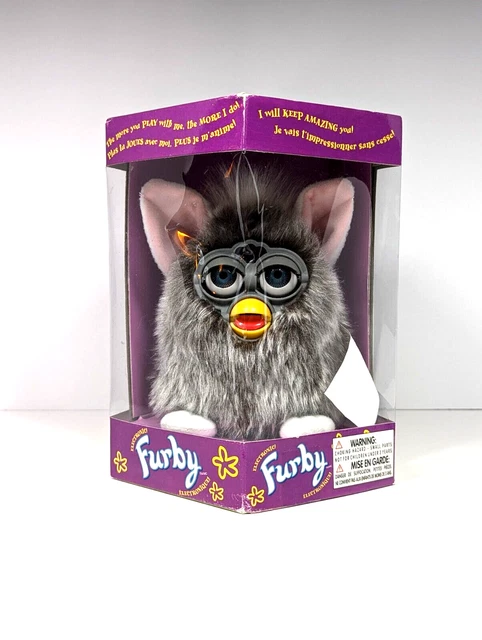 NEW IN BOX! FURBY (1999 Tiger Electronics - Model 70-800) Grey/White ...