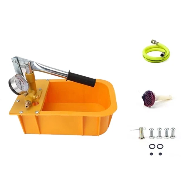 BOMBA DE PRUEBA de presión de agua Probador de bomba hidrostática Detector de fugas de tubería ...