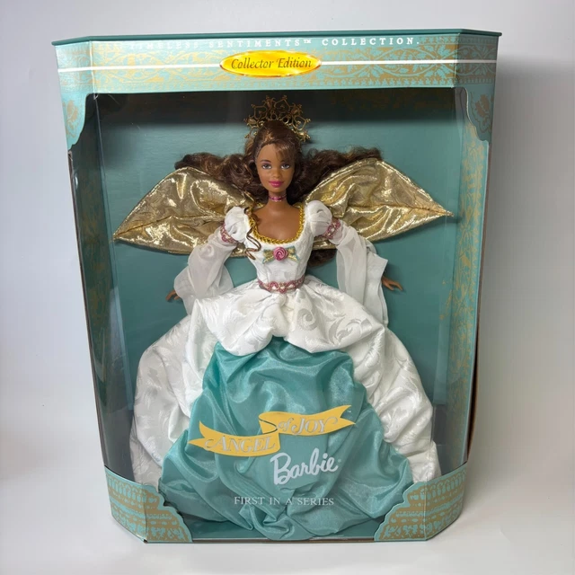 BARBIE COLLECTOR ANGEL Of Joy African-American Doll Timeless Sentiments ...