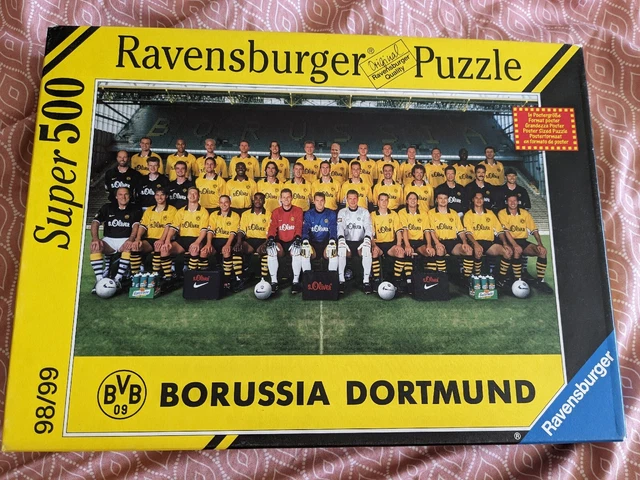 RAVENSBURGER. PUZZLE. 500 Teile. BVB. Borussia Dortmund. Saison 1998/99 ...