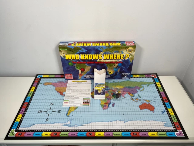 WHO KNOWS WHERE The Ultimate Global Location Guessing Board Game - VGC ...