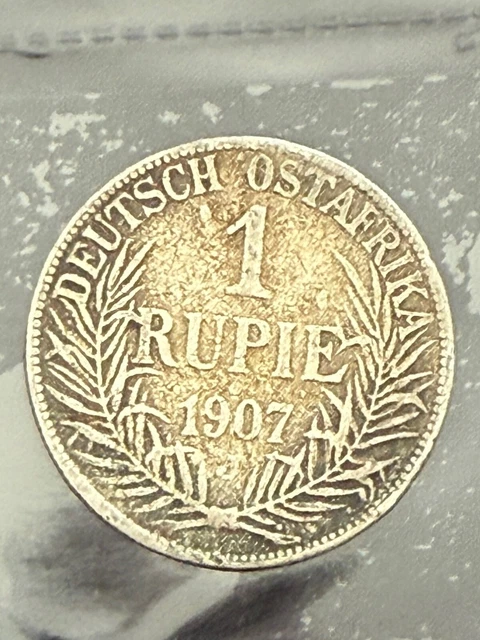 1907 J 1 Rupie German East Africa silver Lot 108 £0.99 - PicClick UK