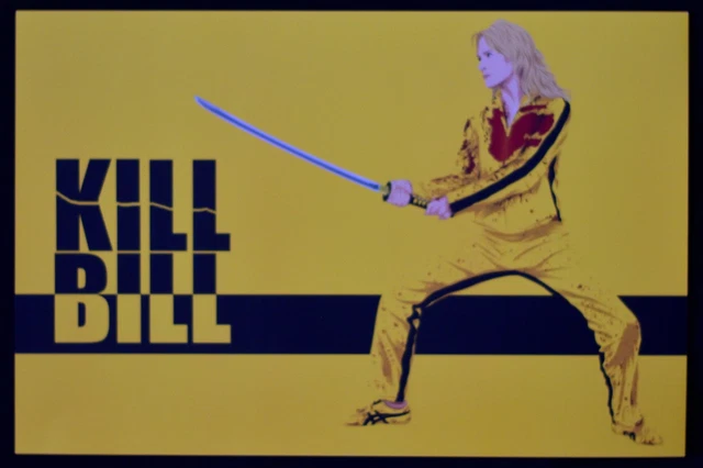 AFFICHE KILL BILL Quentin Tarantino Uma Thurman David Carradine Et ...
