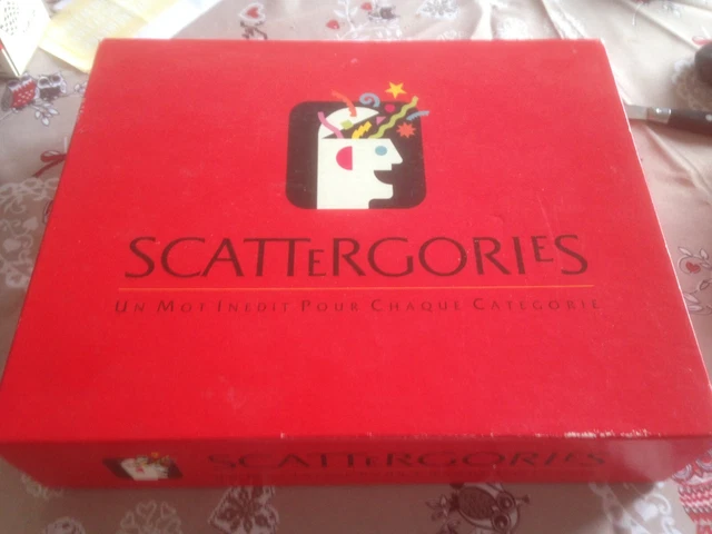 JEU DE SOCIÉTÉ " Scattergories "- Jeu du baccalauréat - MB - Complet ...