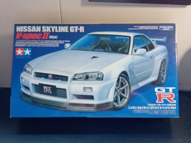 TAMIYA 24258 NISSAN Skyline GT-R R34 V-Spec II Model kit £10.00 ...
