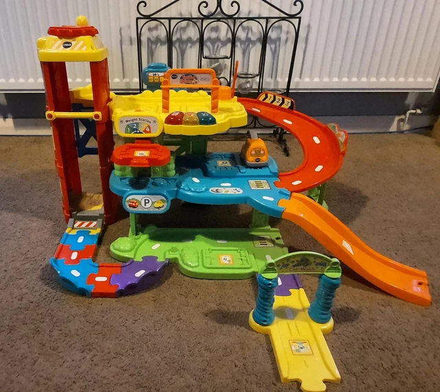VTECH BABY TOOT-TOOT Drivers Garage Playset & Pick Up Truck Excellent ...
