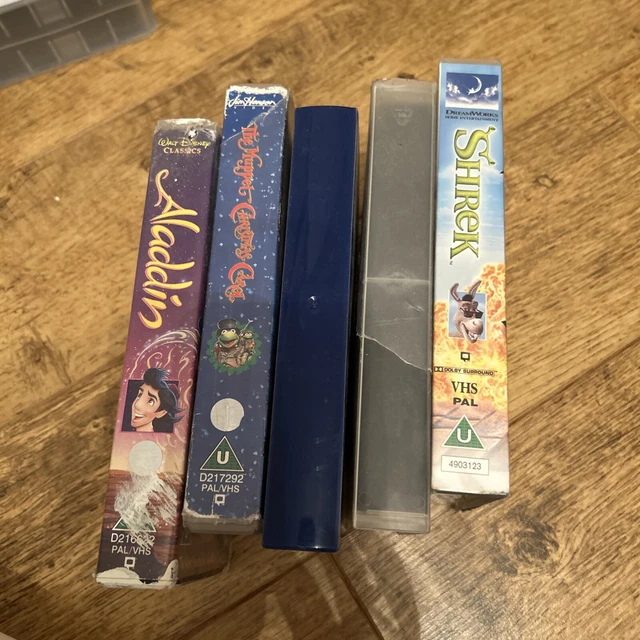 DISNEY VHS TAPES Aladdin Shrek and more £0.99 - PicClick UK