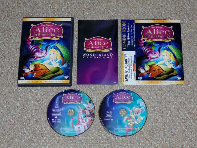 DISNEY'S ALICE IN Wonderland - The Masterpiece Edition DVD 2004 ...