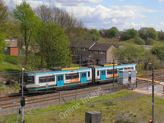 PHOTO 12X8 QUEENS Road Tram Stop Manchester The tram stop at Queens ...