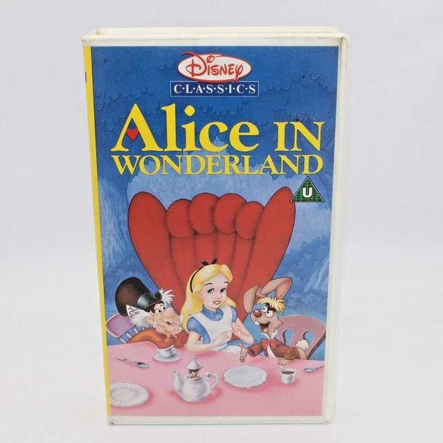ALICE IN WONDERLAND Walt Disney Classics Film VHS Tape Original £0.99 - PicClick UK