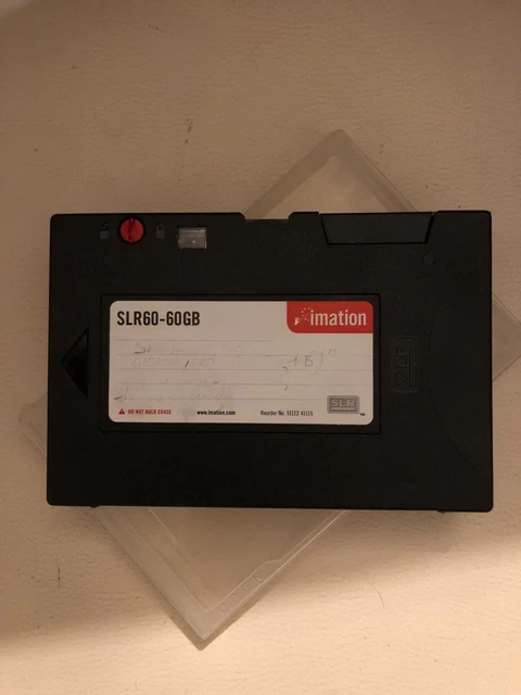 CASSETTA IMATION SLR 60, cartuccia dati data cartridge 60 GB Sistemi ...