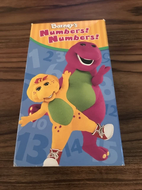 BARNEY - NUMBERS, Numbers (VHS, 2003) • Bande magnétoscope pour enfants ...