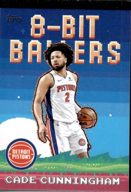 2025-26 TOPPS #8B-1 Cade Cunningham 8-Bit Ballers Detroit Pistons $1.51 ...
