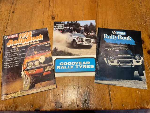 3X VINTAGE RALLY Magazines Brochures Catalogue Directory Escort Mk1 ...